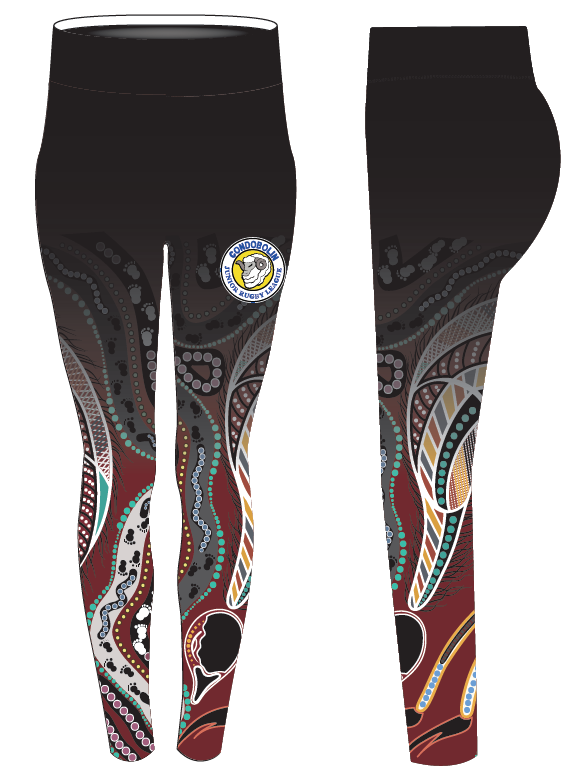 Condobolin Rams JRLFC - Leggings – AKL Industries AU